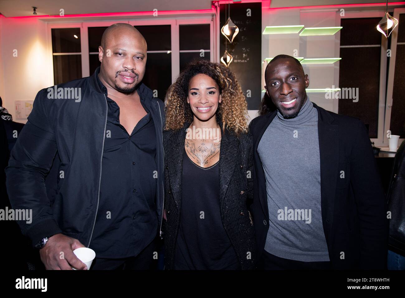 Paris, France. 20th Nov, 2023. Fabrice Pancrate of PSG, Alicia Fall and ...