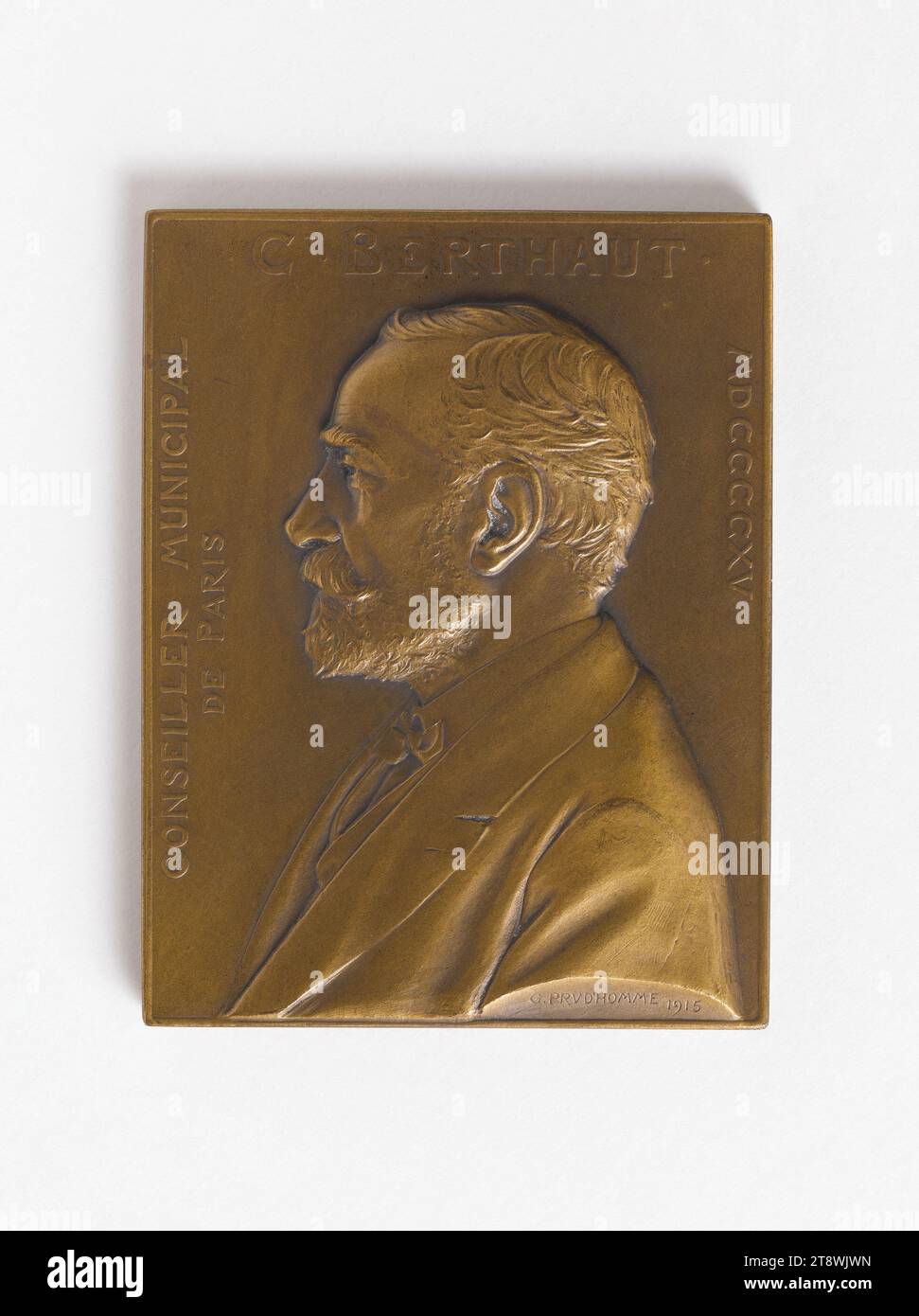 Constant Berthaut (1847-1918), city councillor of Paris, 1915, Prud ...