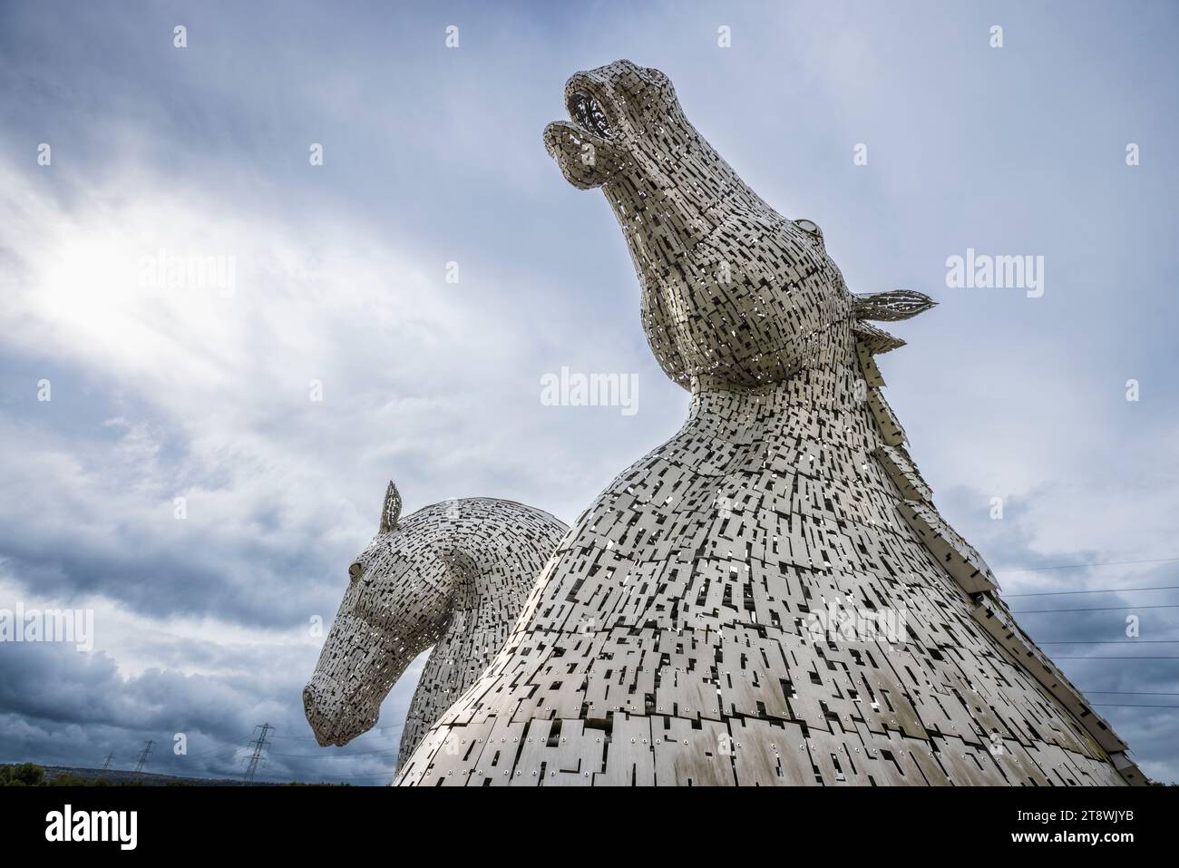 The Kelpies sculptures, Falkirk, Stirling, Scotland Stock Photo - Alamy