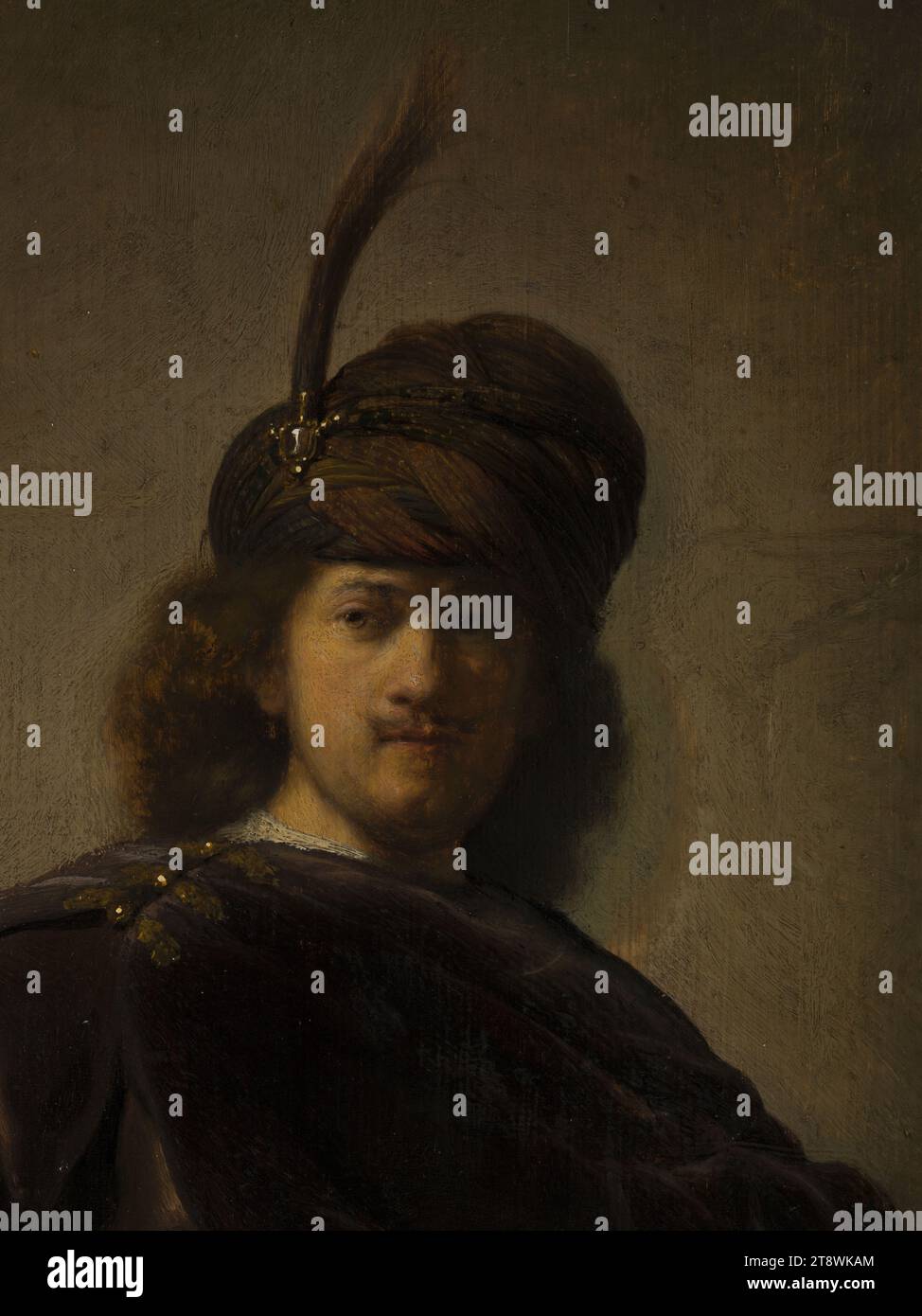 Portrait of the artist in oriental costume, Rembrandt, Rembrandt ...