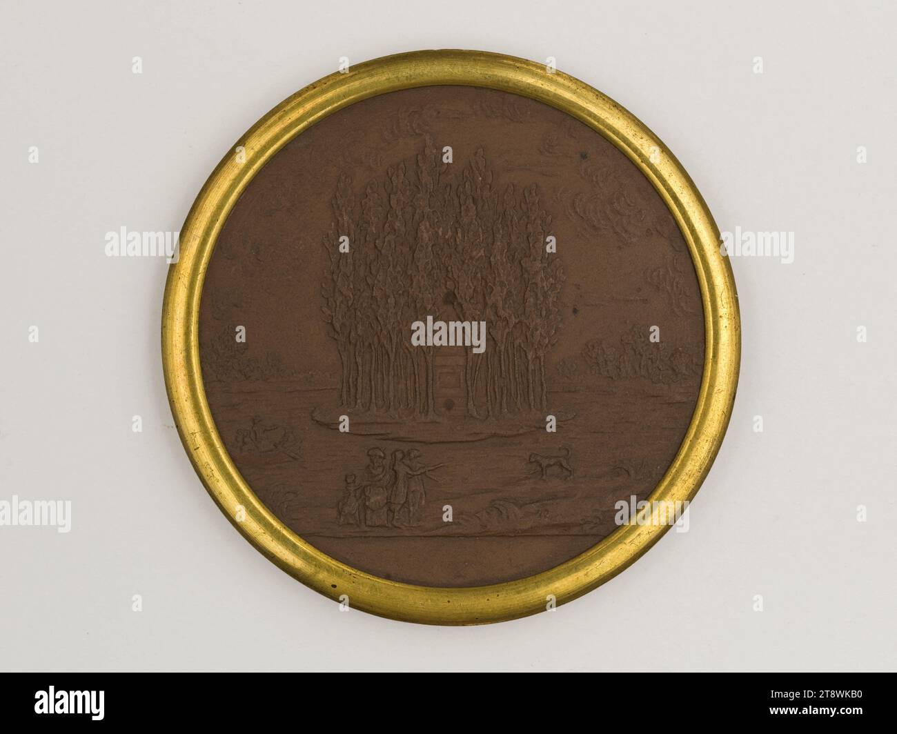 Tomb of Jean-Jacques Rousseau in Ermenonville, Renaud, Jean-Martin ...