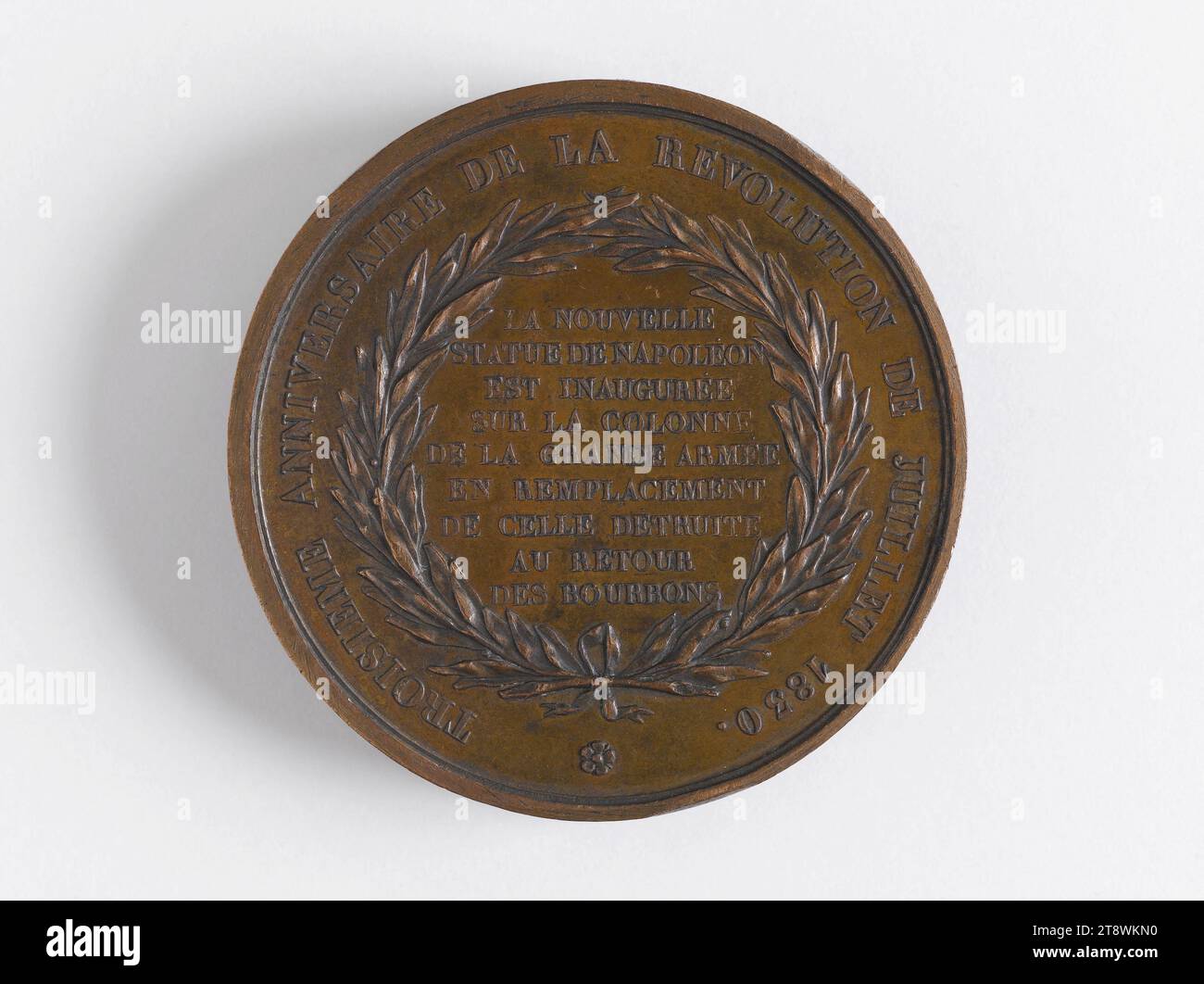 Restoration of the statue of Napoleon I on the column of Austerlitz ...