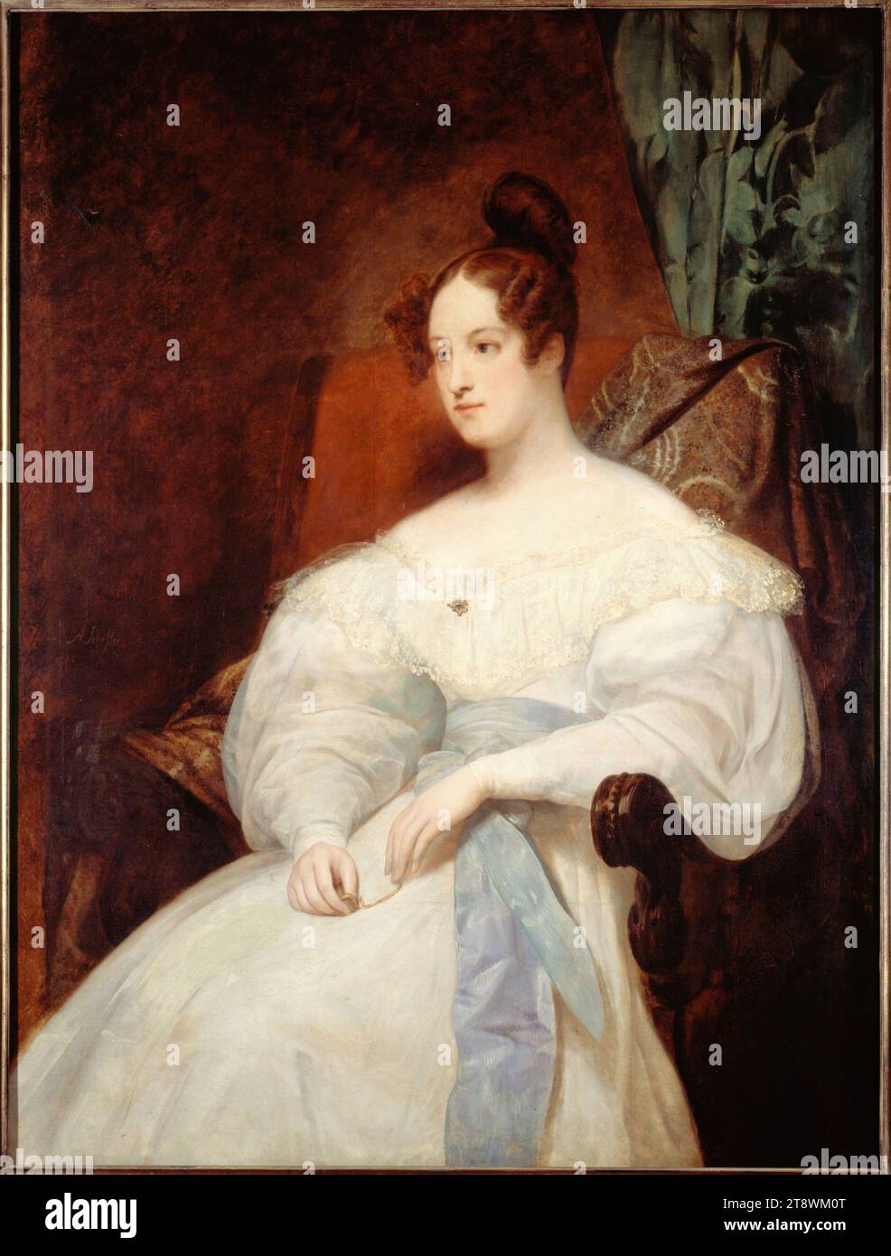 Presumed Portrait of Princess Louise of Orleans, Scheffer, Ary, Painter ...