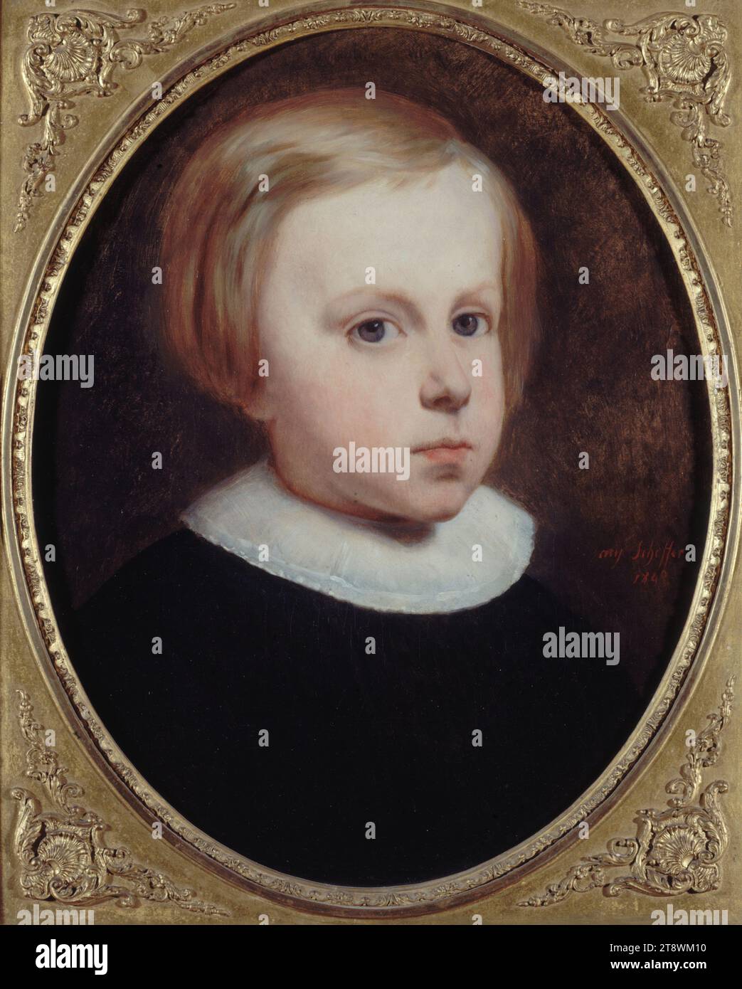 Portrait of a child, Scheffer, Ary, Painter, In 1840, 2nd quarter of ...