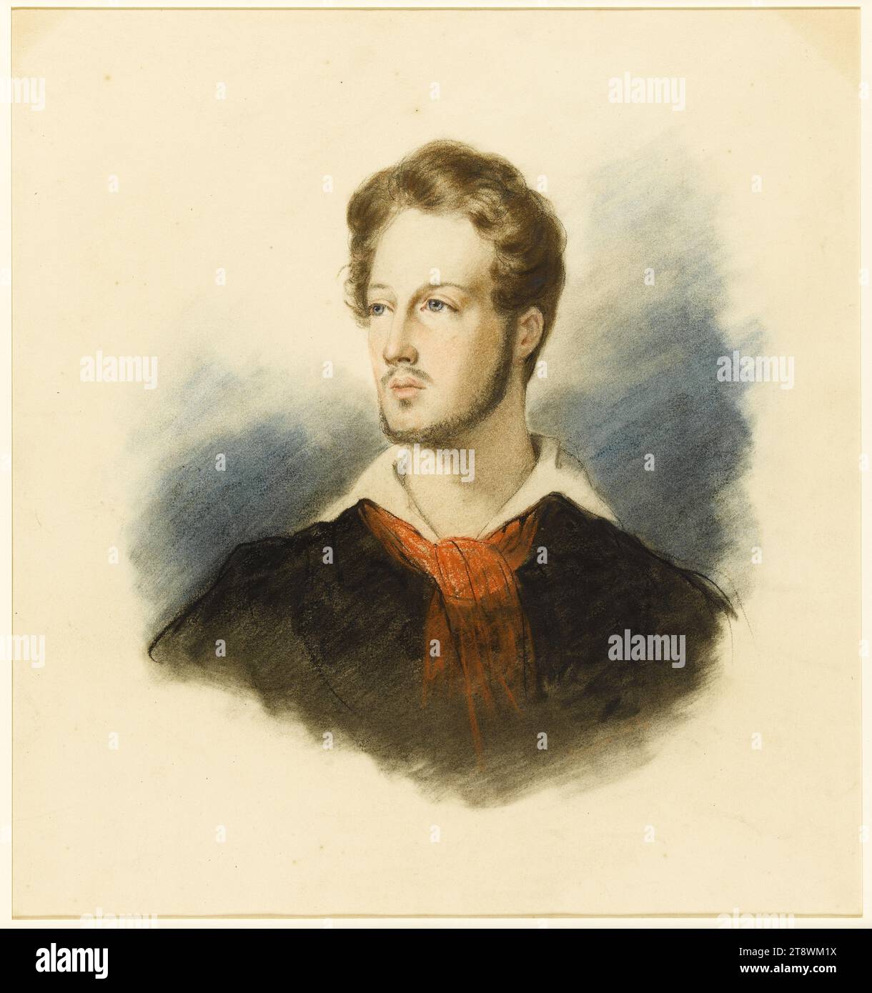 Presumed portrait of the Duke of Orleans, Scheffer, Ary, Painter, 19th ...
