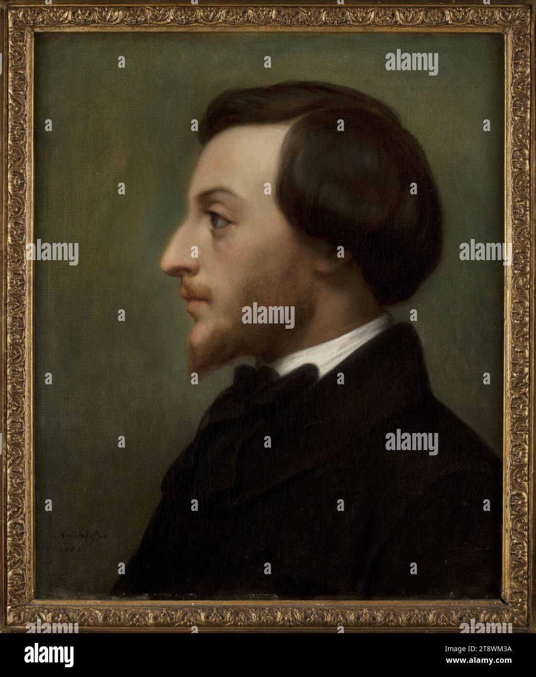 Portrait of Louis Ratisbonne, Scheffer, Ary, Painter, In 1852, 2nd half ...