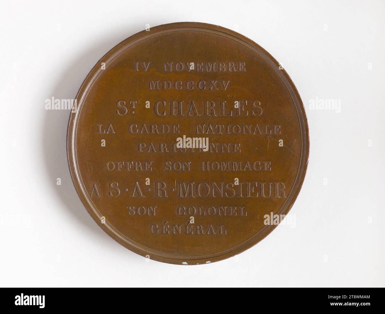 Tribute of the Parisian National Guard to the Count d'Artois, its ...