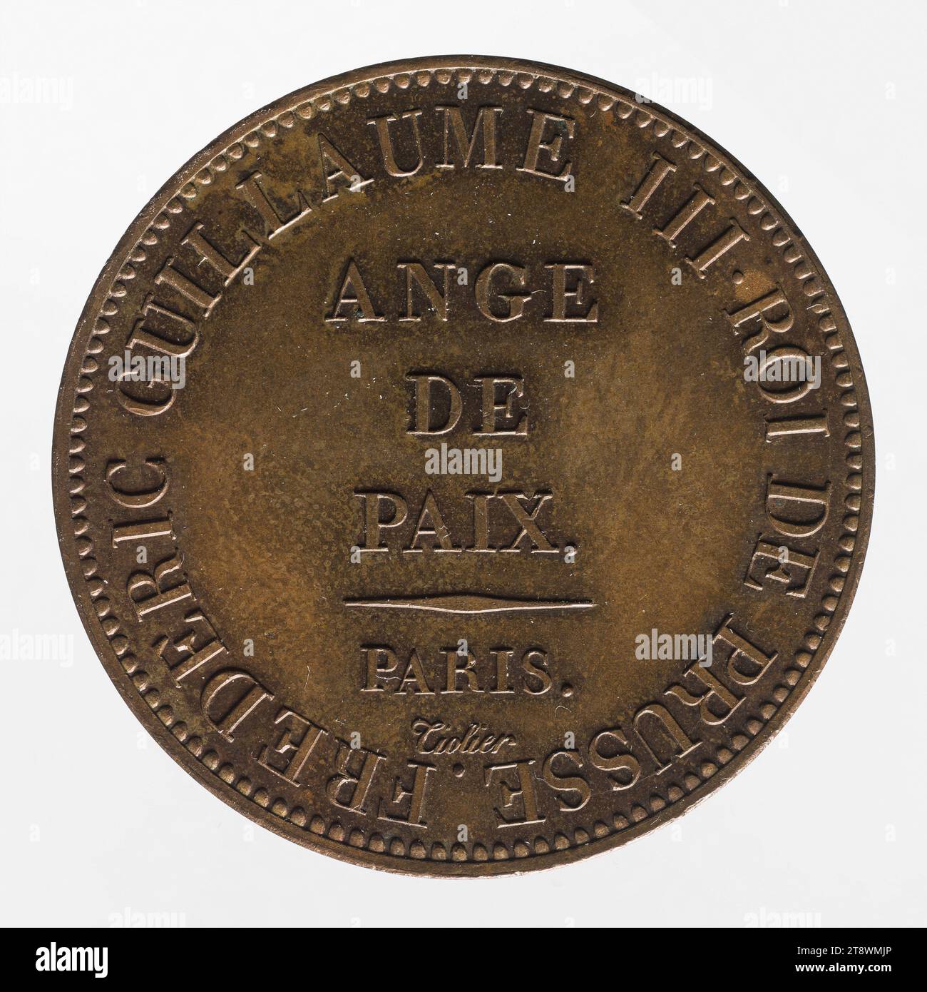 Essai particulier 'aux pacificateurs de l'Europe', coin of Frederick ...