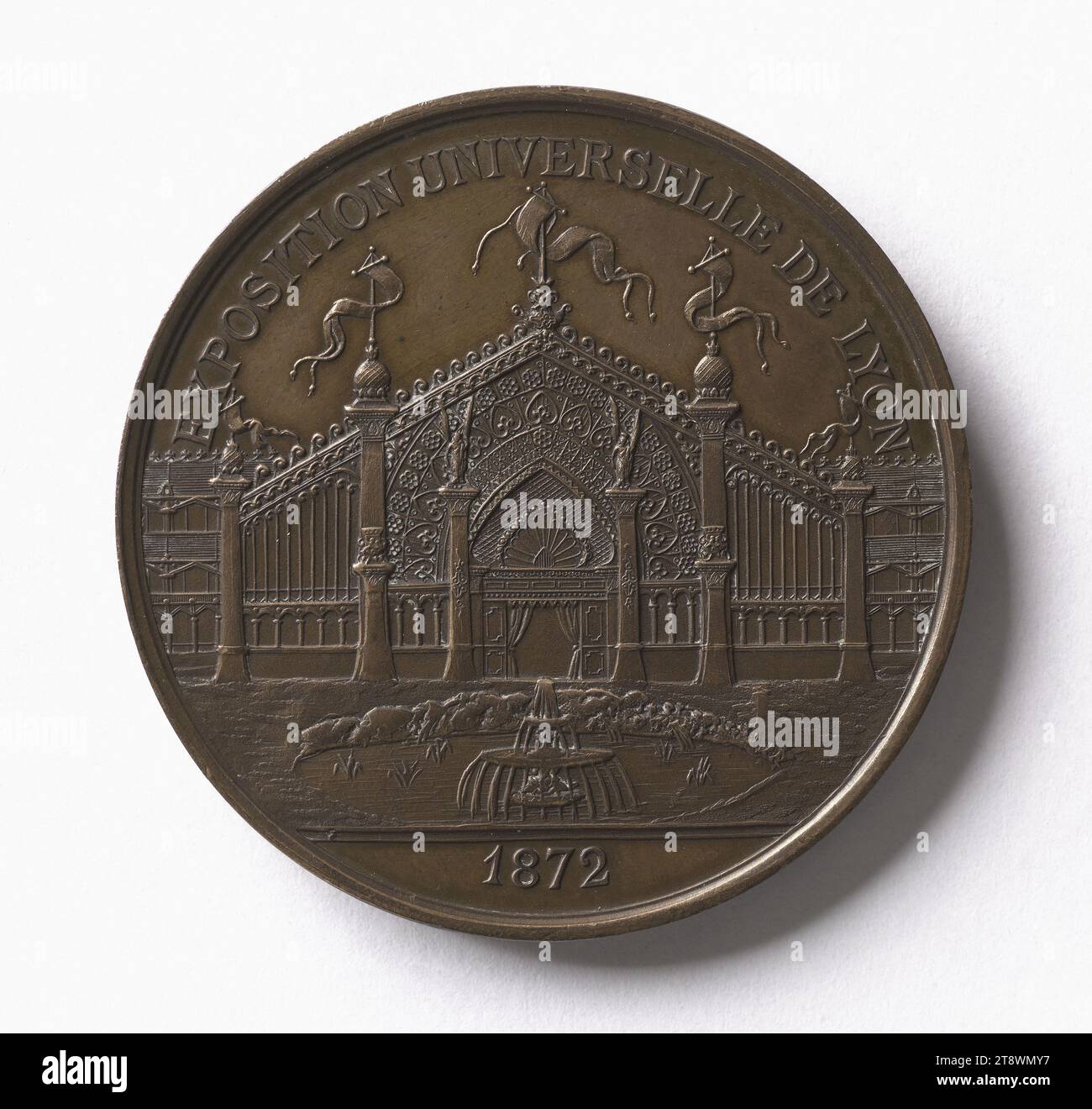 Medal of the Universal Exhibition of Lyon in 1872, Trotin, Charles ...