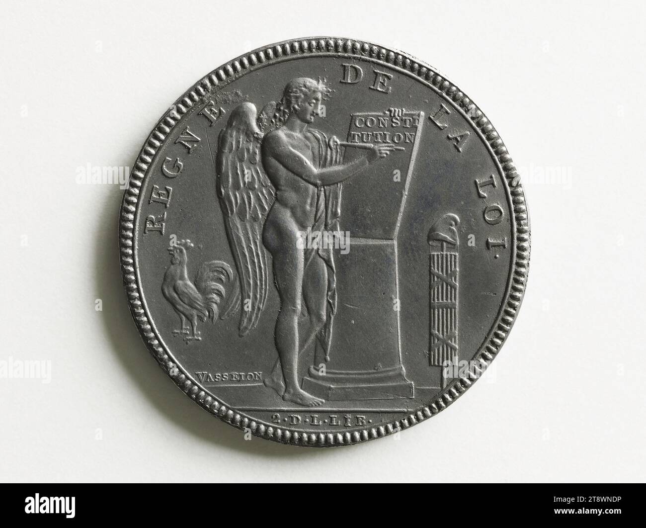 Test of the six pound shield of the constitutional type, 1791, Vasselon ...