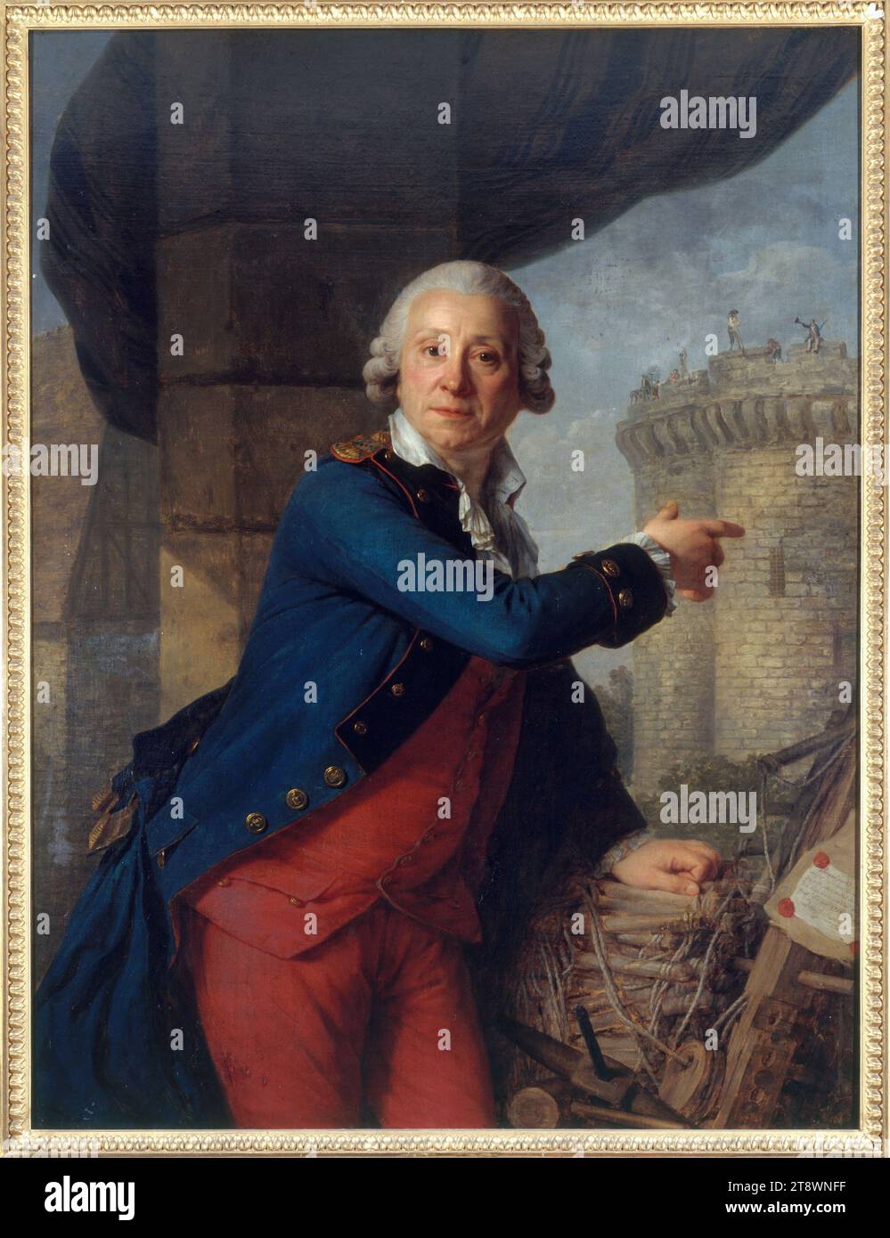 Jean-Henri Masers, chevalier de Latude (1725-1805), showing the ...