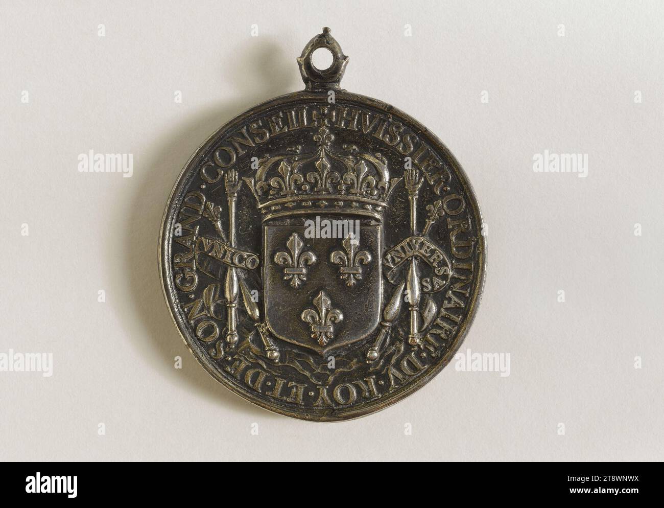 Medal of ordinary bailiff at the Grand Council, circa 1660, Warin or ...