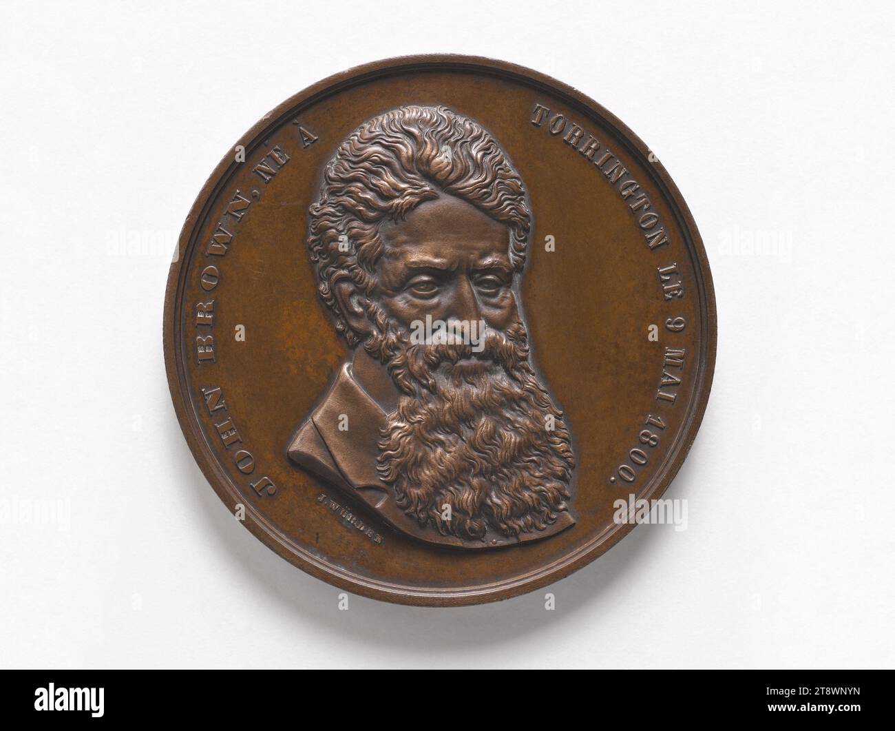 John Brown (1800-1859), American abolitionist, Würden, Jean, Medal ...