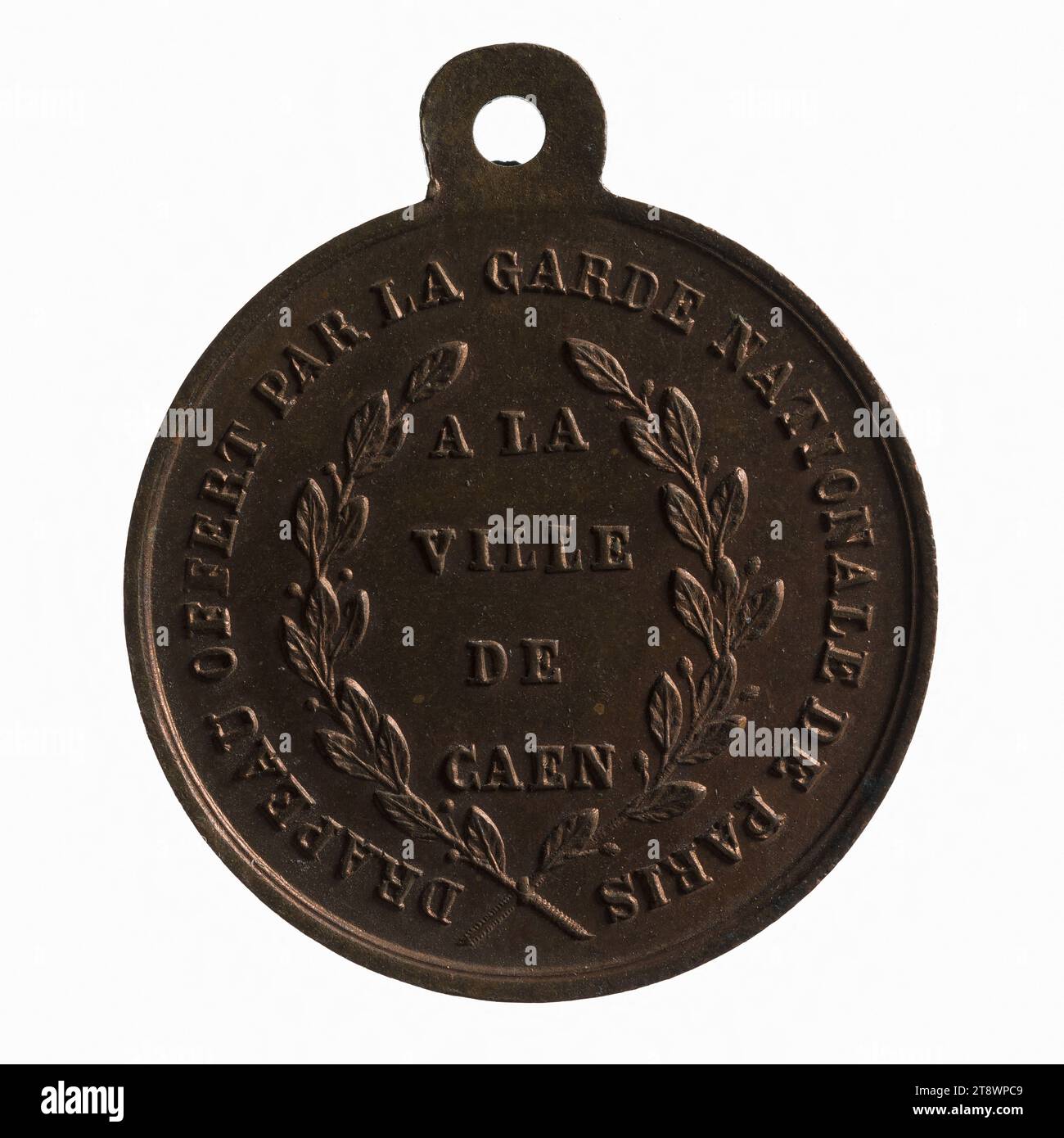 Presentation of flags to the city of Caen, October 15, 1848, Anonymous ...