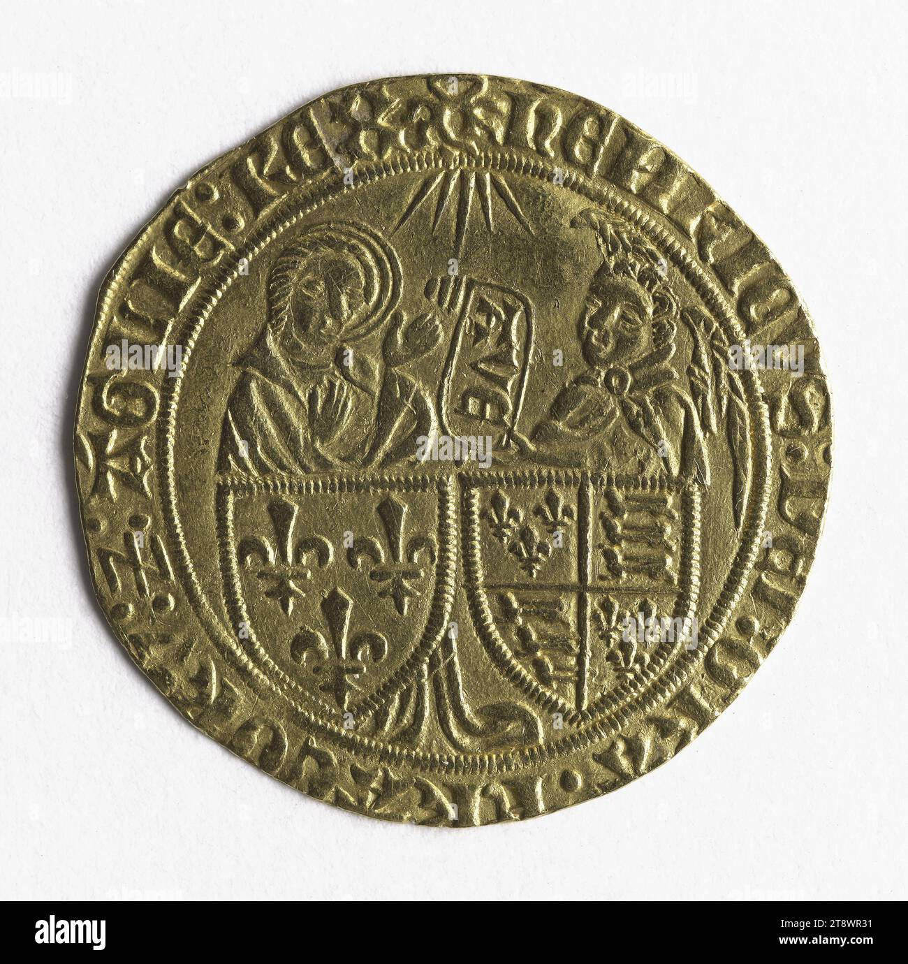 Salut d'or de Henri VI, 1423, Anonymous, Engraver in medals, Array ...