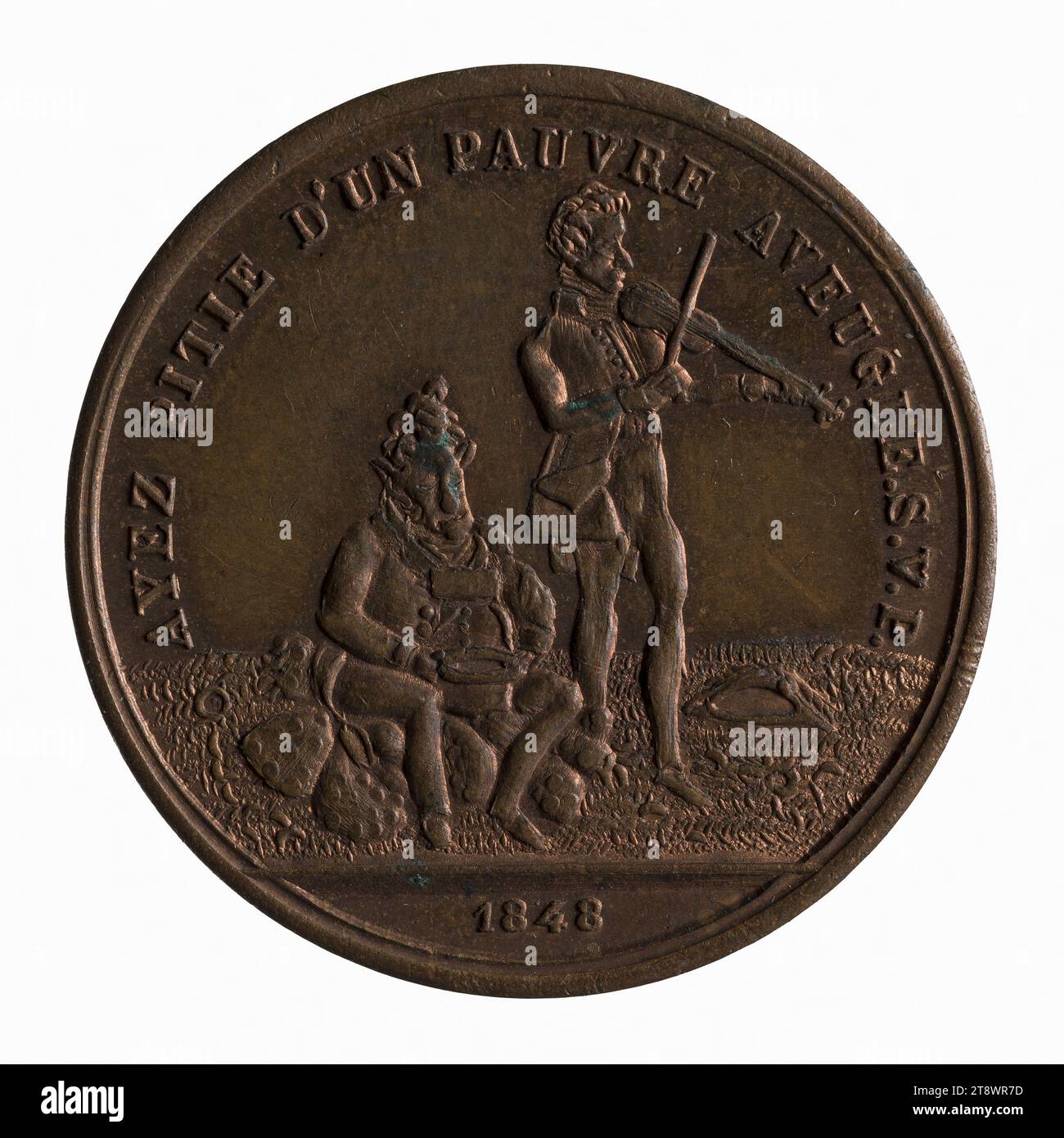 Satire of the fall of Louis-Philippe 1st (1773-1850), February 24, 1848 ...