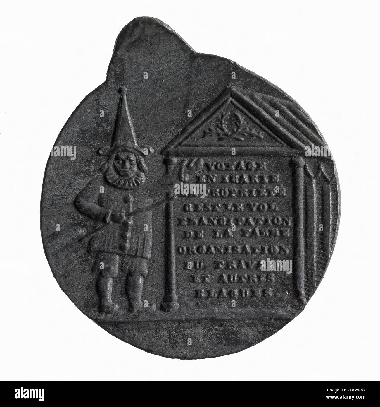 Satire of the colony of Icaria founded in Texas by Etienne Cabet (1788 ...