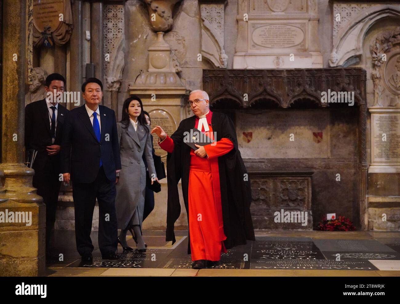 President of South Korea Yoon Suk Yeol and his wife Kim Keon Hee in ...