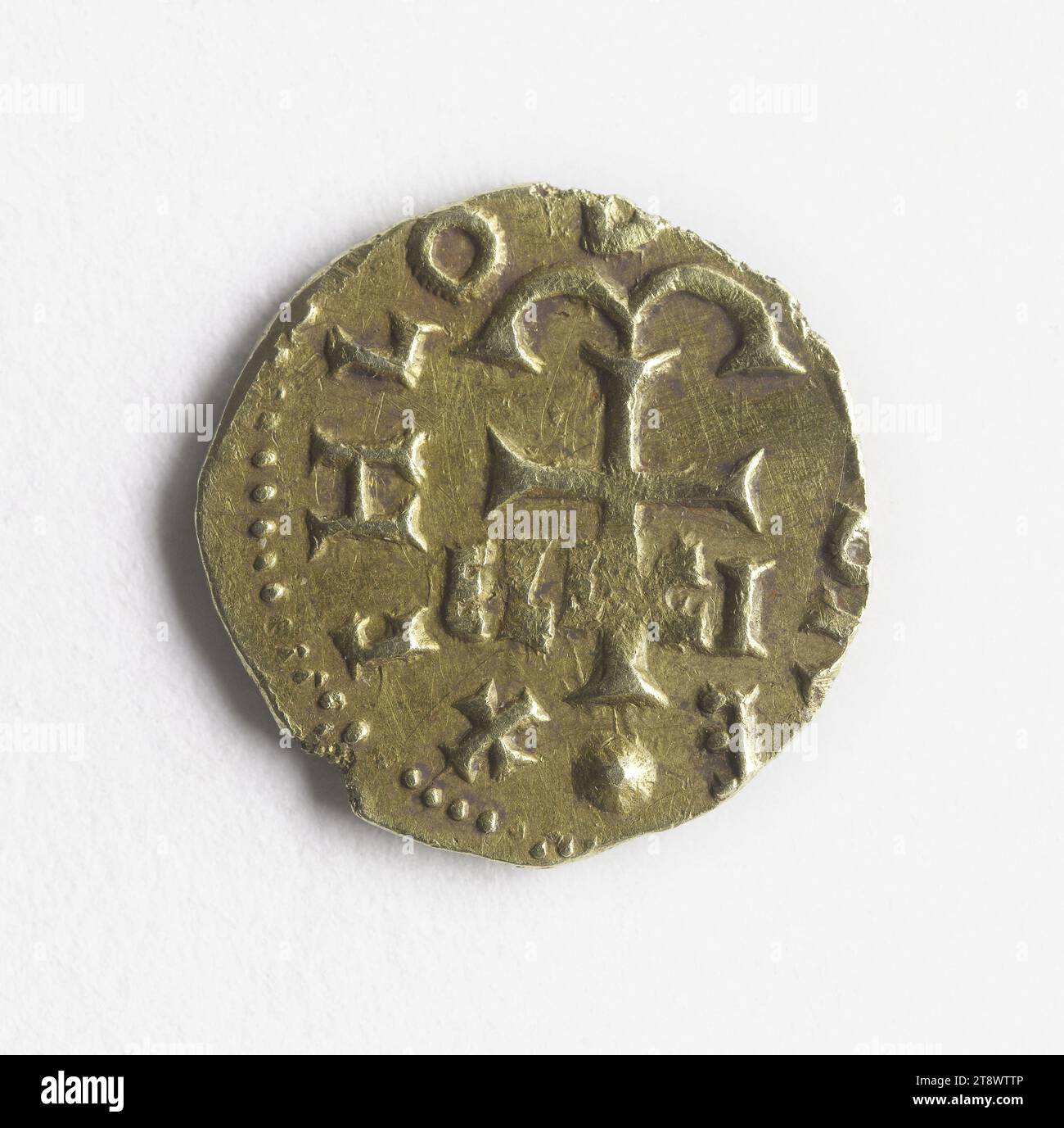 Third penny of Clovis II, 639-641, Anonymous, Engraver in medals, Array ...