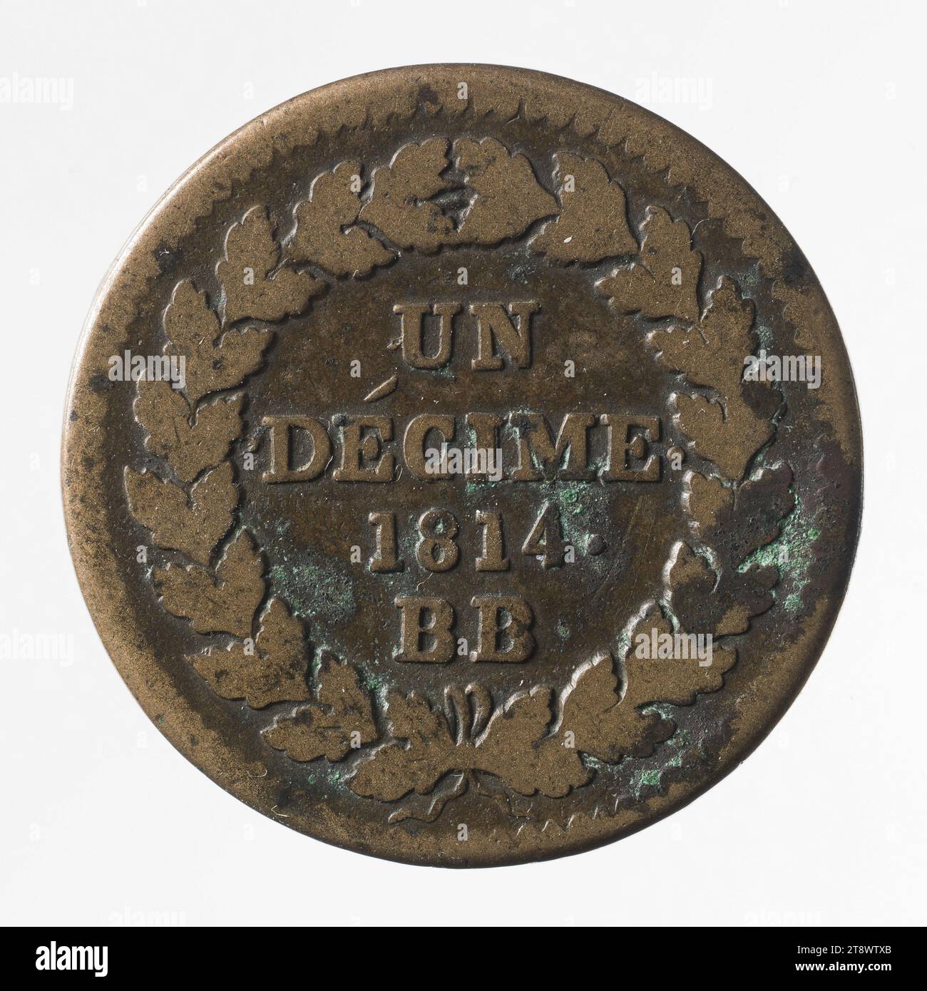 A Decime of the Empire, 1814, Anonymous, Engraver in medals, Array ...