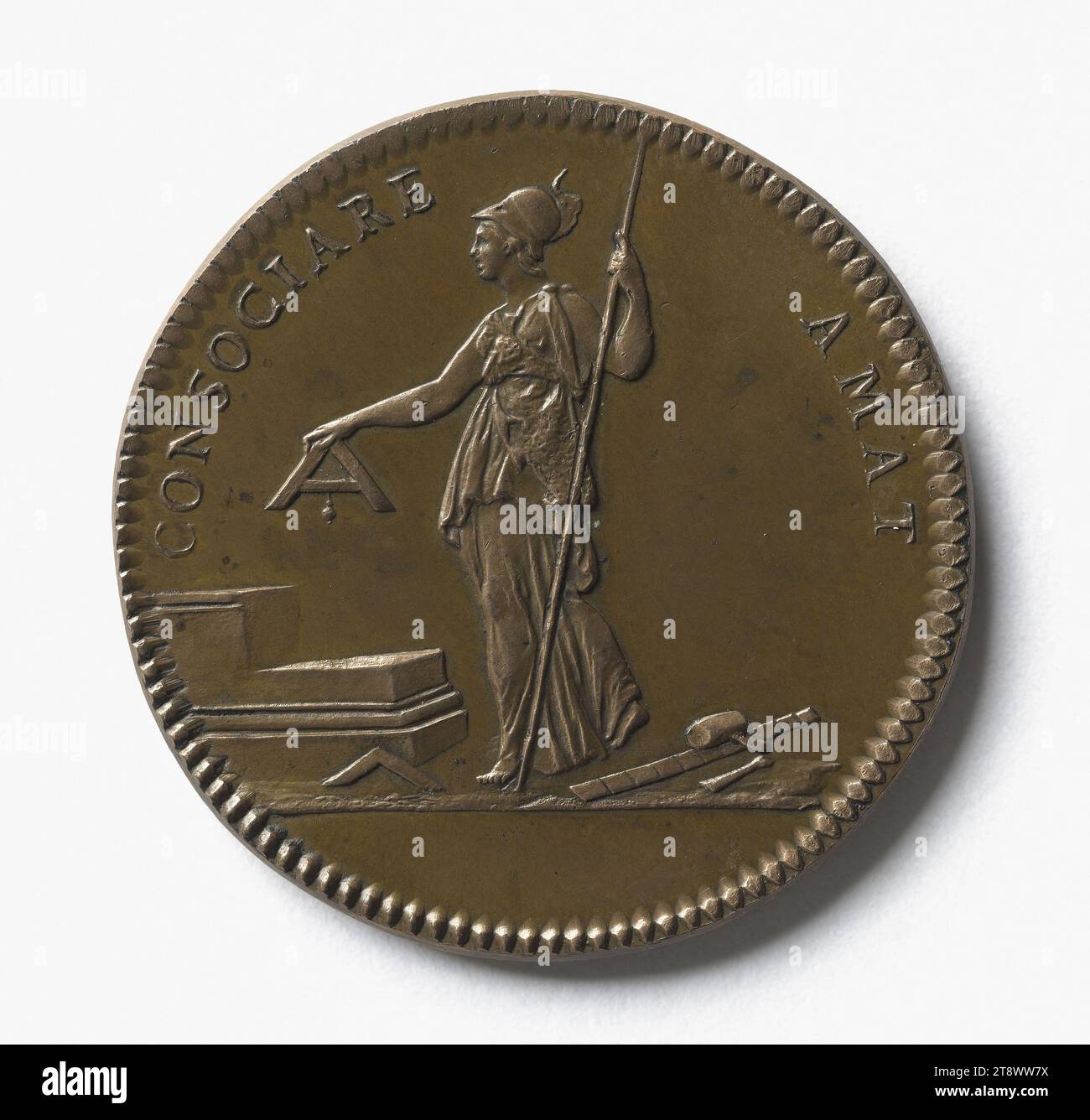 Minerve, 1797, Bernier, Engraver in medals, Array, Numismatics, Token ...