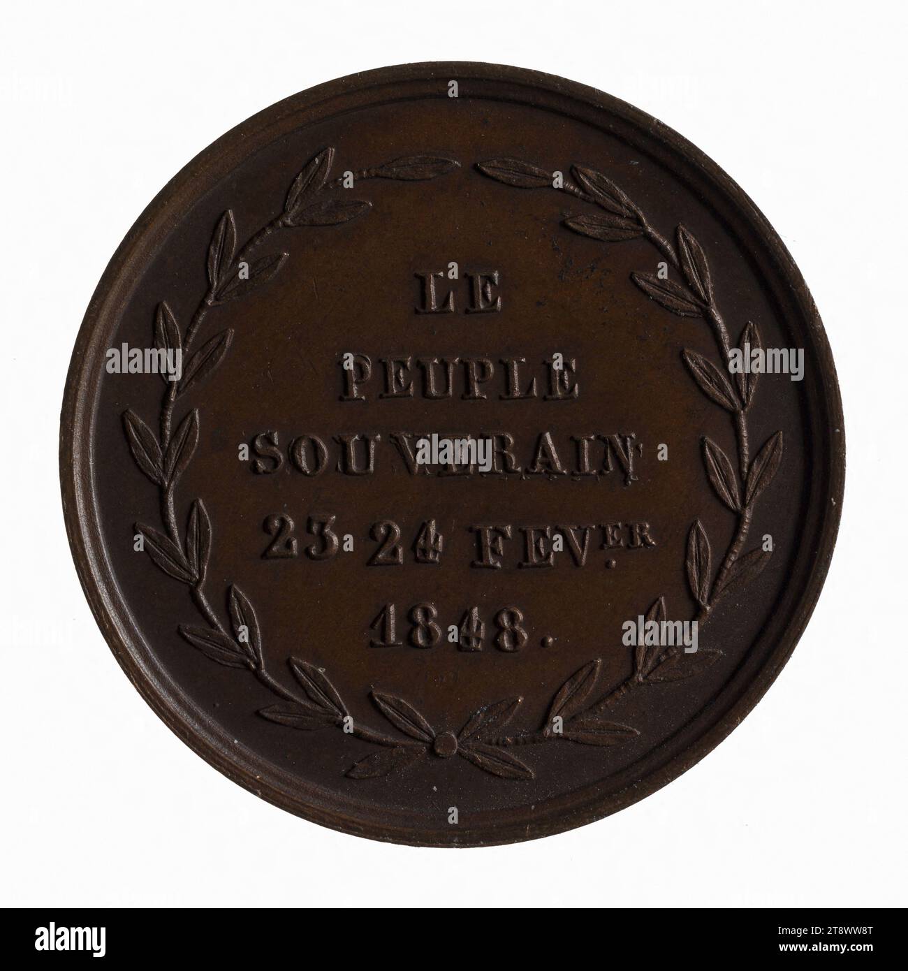 The sovereign people', February 1848, Blachère, Engraver in medals, In ...