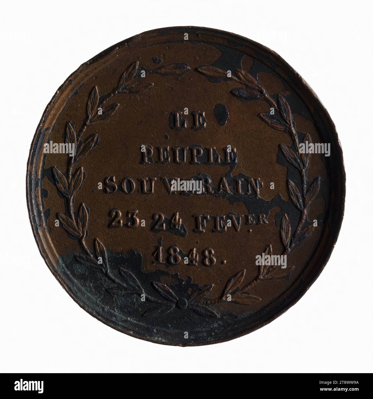 The sovereign people', February 1848, Blachère, Engraver in medals, In ...