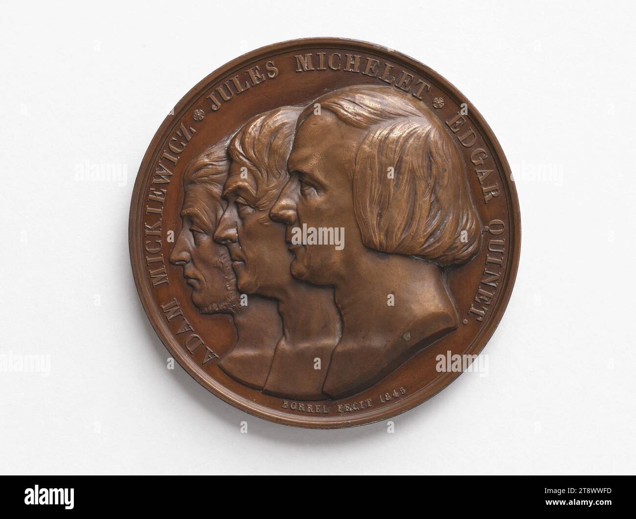 Adam Mickiewicz (1798-1855), Jules Michelet (1798-1874) and Edgar ...