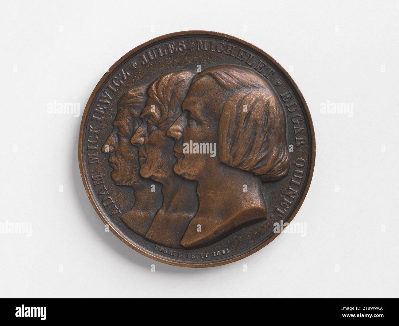 Adam Mickiewicz (1798-1855), Jules Michelet (1798-1874) and Edgar ...