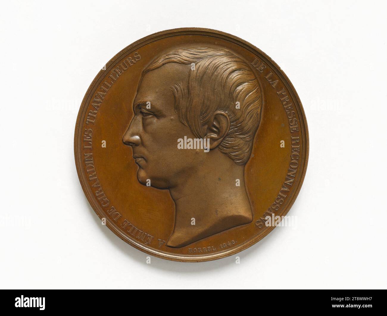 Emile de Girardin (1806-1881), journalist, 1849, Borrel, Valentin ...