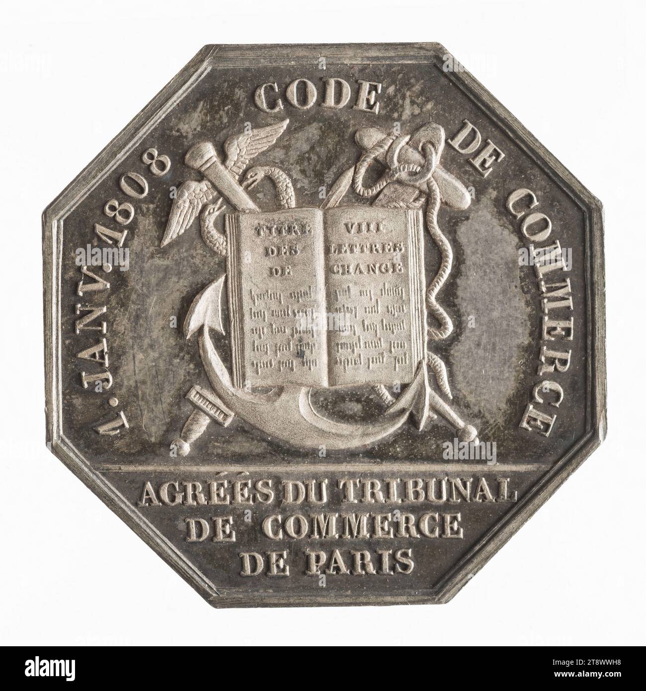 Commercial Code, January 1, 1808, Borrel, Valentin Maurice, Engraver in ...