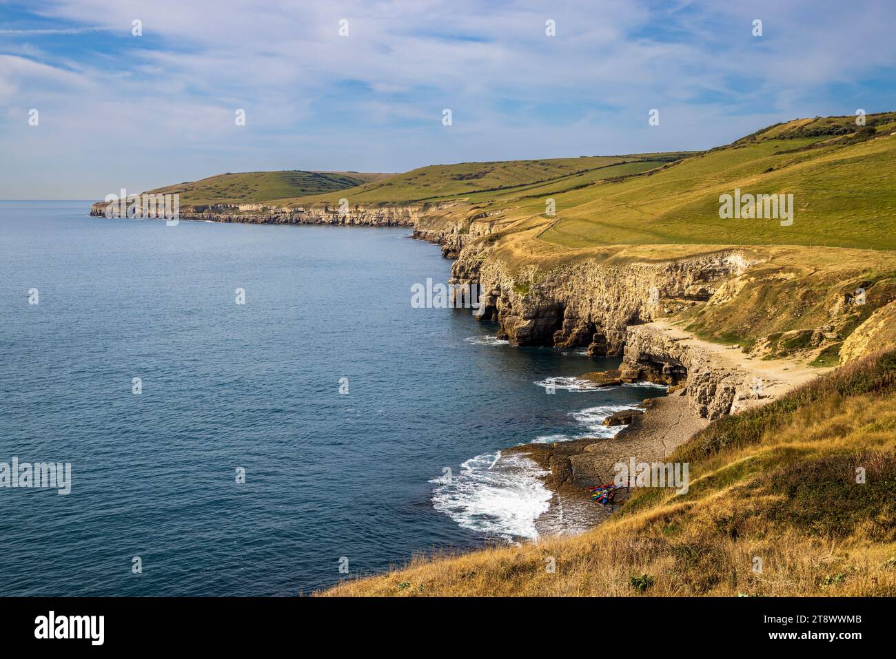 Dancing Ledge on the Isle of Purbeck, Dorset, England Stock Photo - Alamy