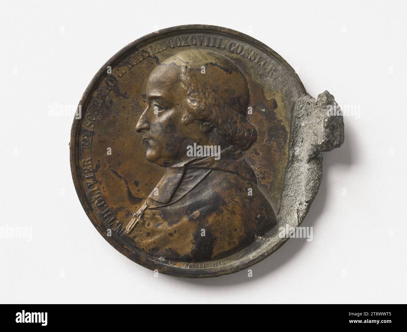 Monsignor Nicolas Théodore Olivier (1798-1854), Bishop of Evreux, 1860 ...