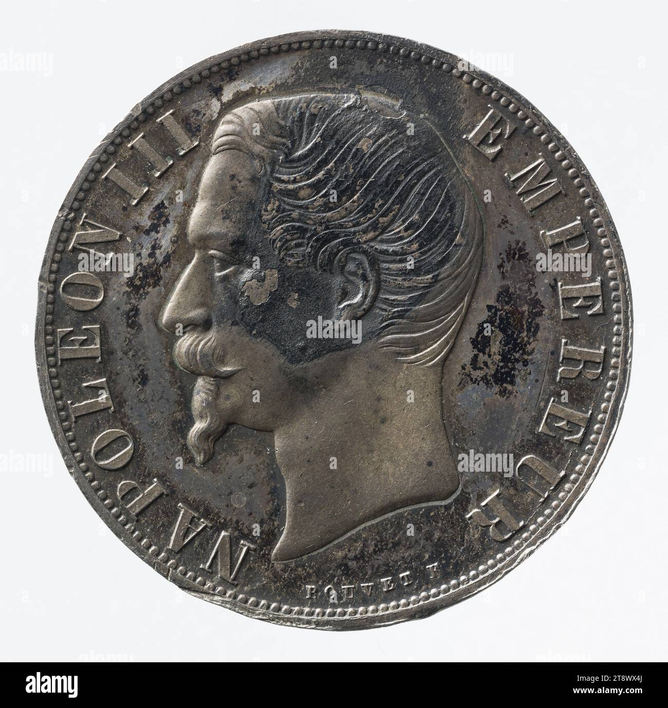 Napoleon iiis 2 franc silver coin hi-res stock photography and images ...