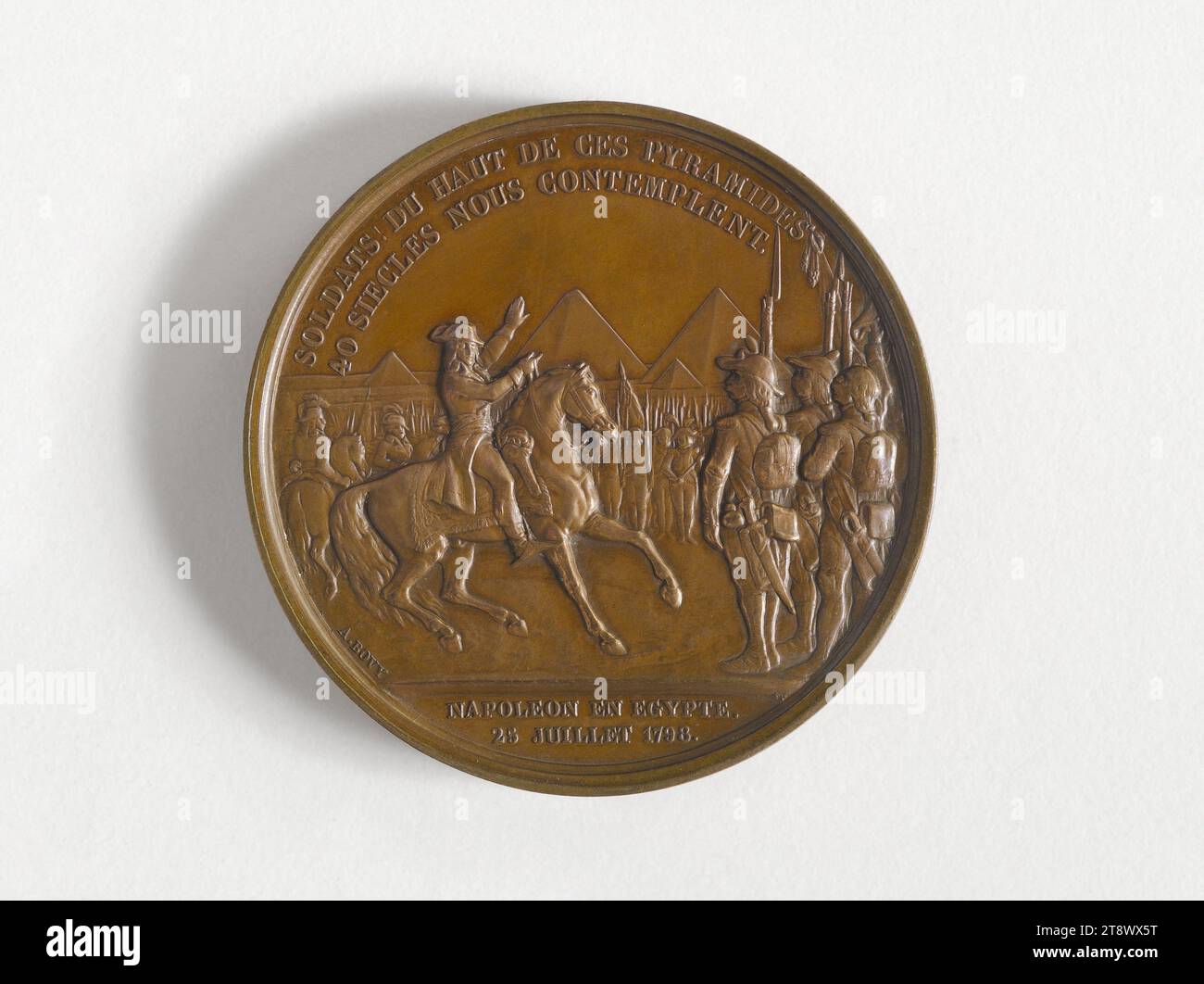 Bonaparte in front of the pyramids, July 25, 1798, Bovy, Antoine ...