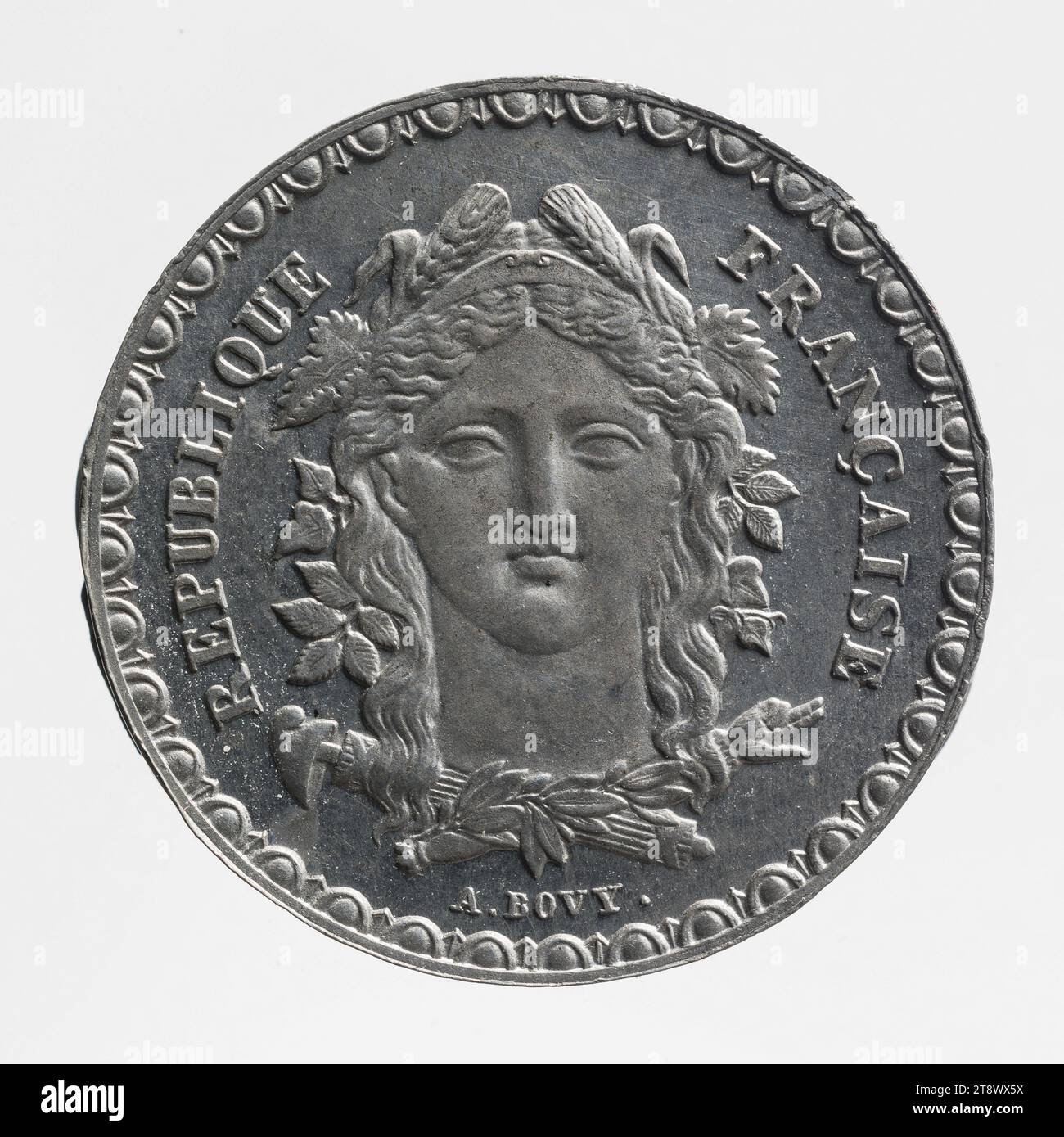 Essay for the 20-franc coin of the Second Republic, 1848, Bovy, Antoine ...