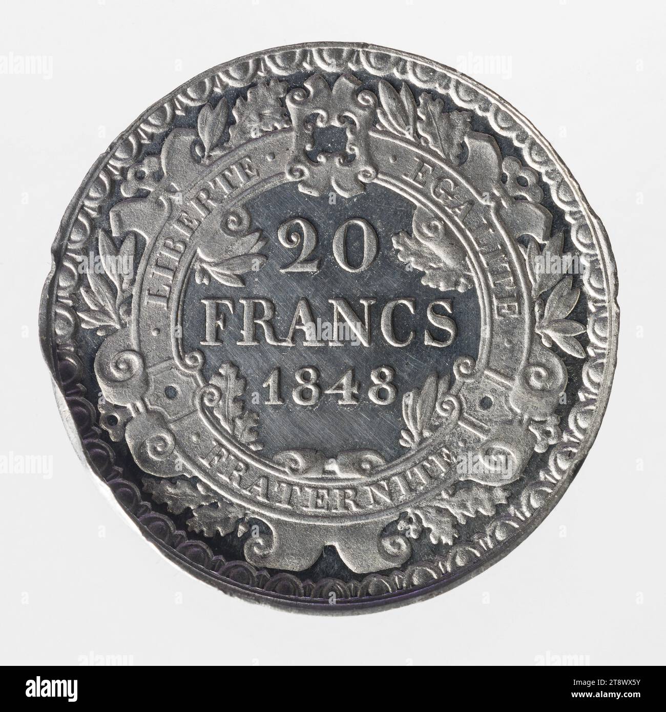 Essay for the 20-franc coin of the Second Republic, 1848, Bovy, Antoine ...