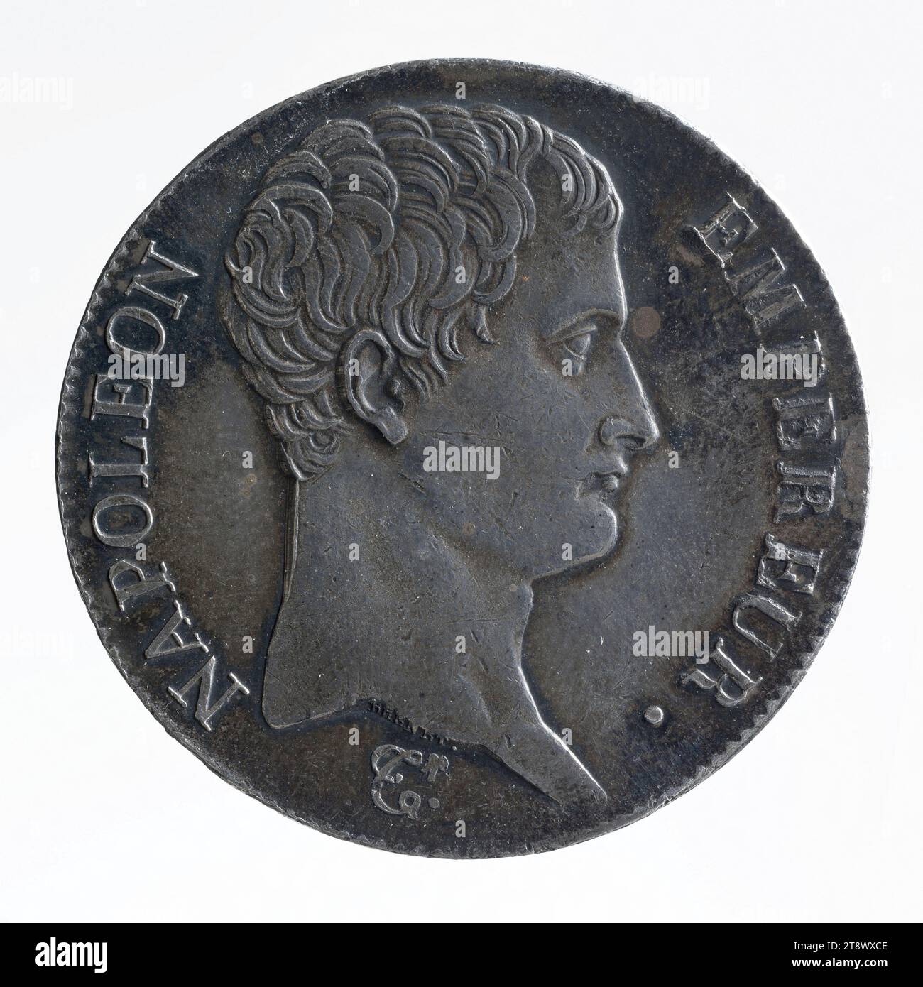 Five Napoleon francs, year XIII (1805), Brenet, Nicolas-Guy, Engraver ...