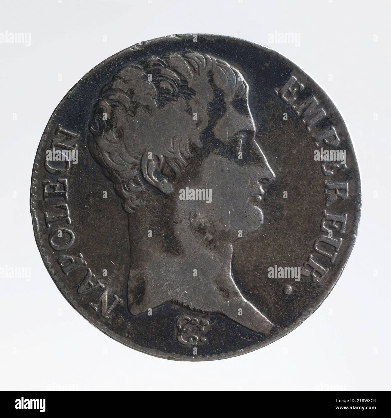 Five Napoleon francs, 1807, Brenet, Nicolas-Guy, Engraver in medals ...