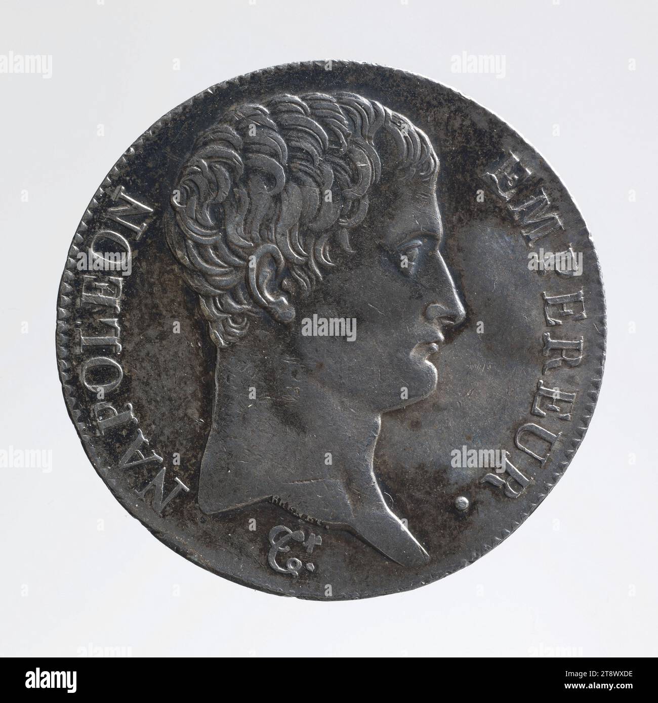 Five Napoleon francs, year XIV (1806), Brenet, Nicolas-Guy, Engraver in ...