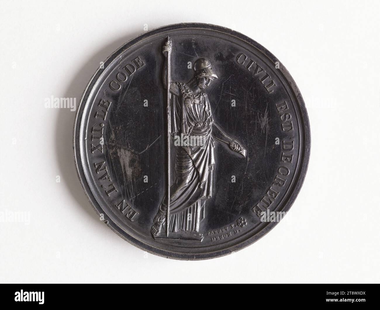 Napoleon Code, 1804, Brenet, Nicolas, Engraver in medals, Numismatics ...