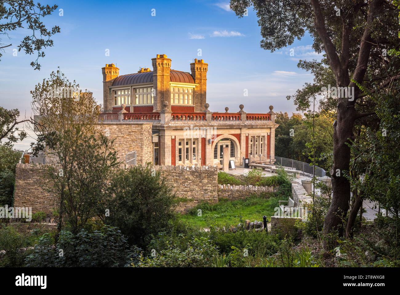 Durlston Castle and Country Park, Dorset, England Stock Photo - Alamy
