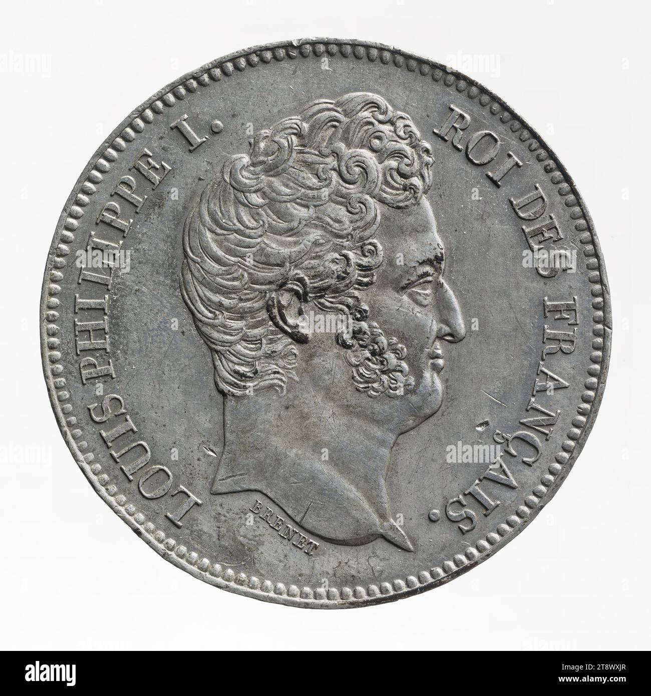 Essay for Louis-Philippe's 5-franc coin, 1831, Brenet, Nicolas ...
