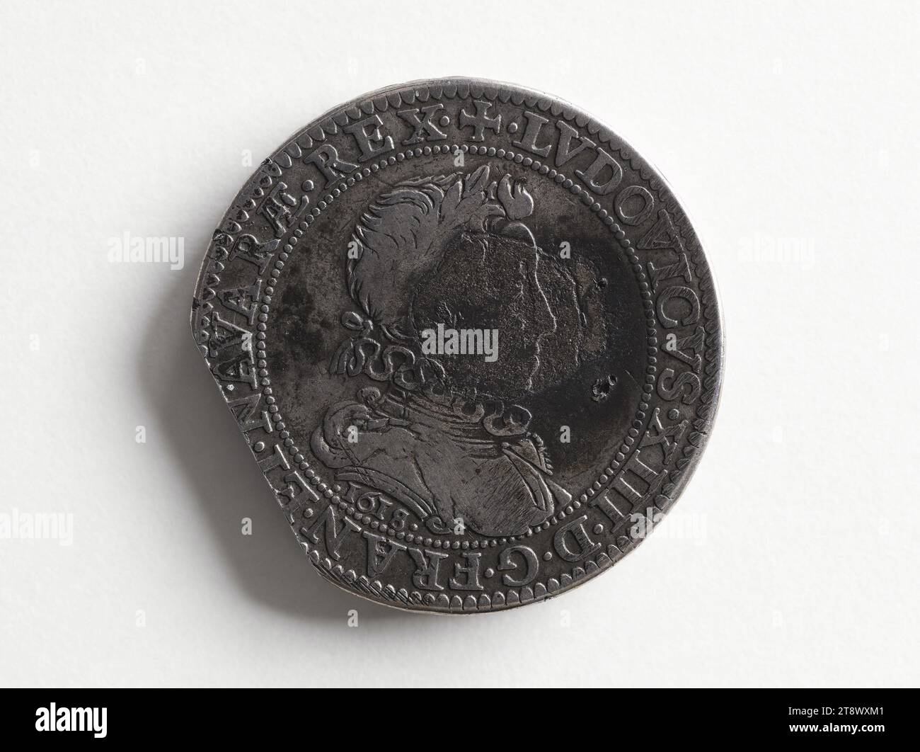 Half-franc Piedfort, 1618, Briot, Nicolas, Engraver in medals, Array ...