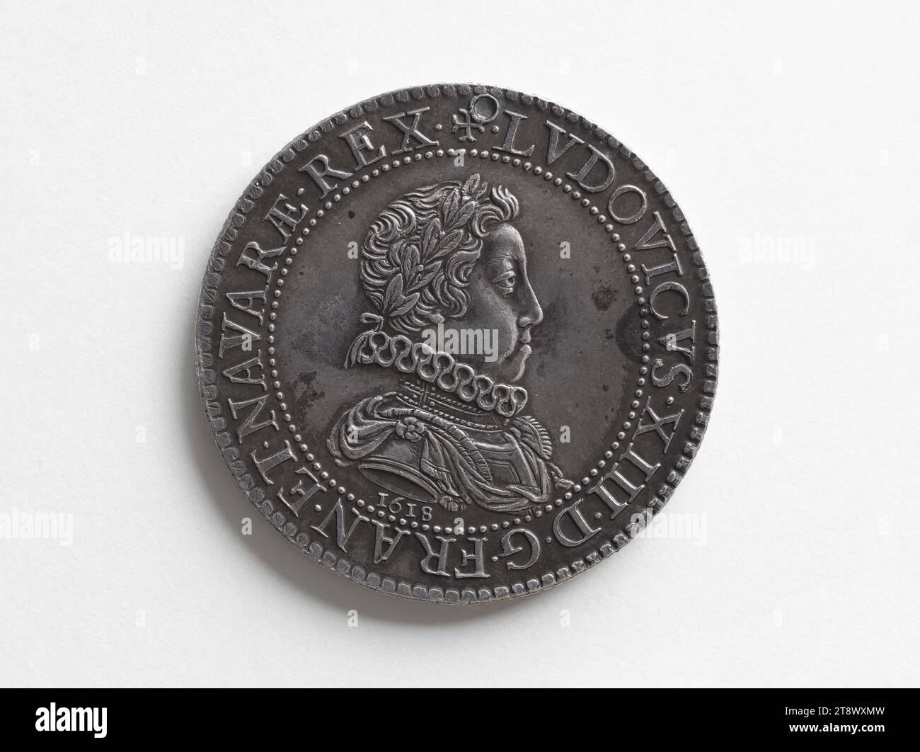 Test of the franc of Louis XIII, 1618, Briot, Nicolas, Engraver in ...
