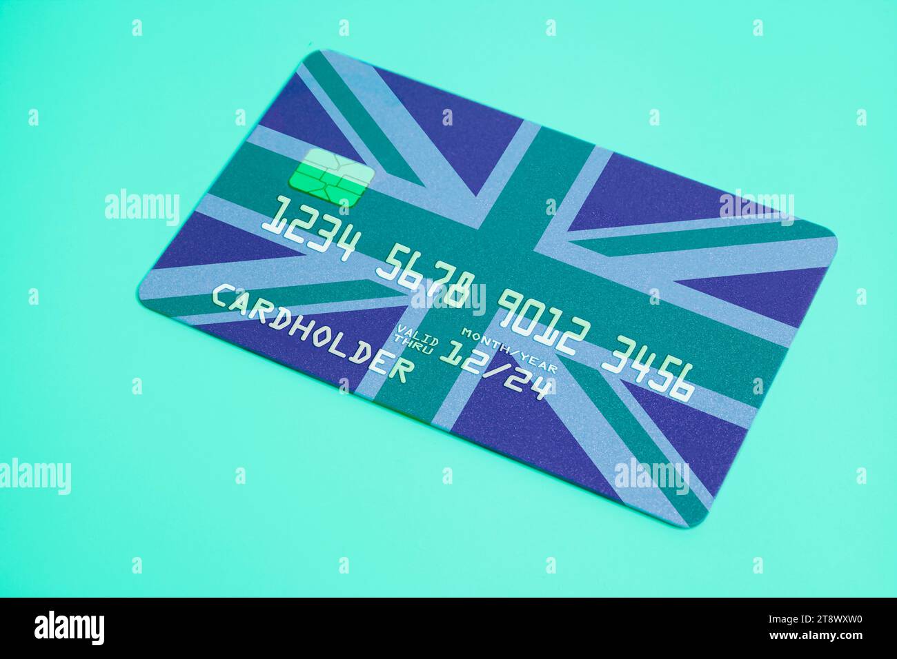 Bank credit card uk flag hi-res stock photography and images - Alamy