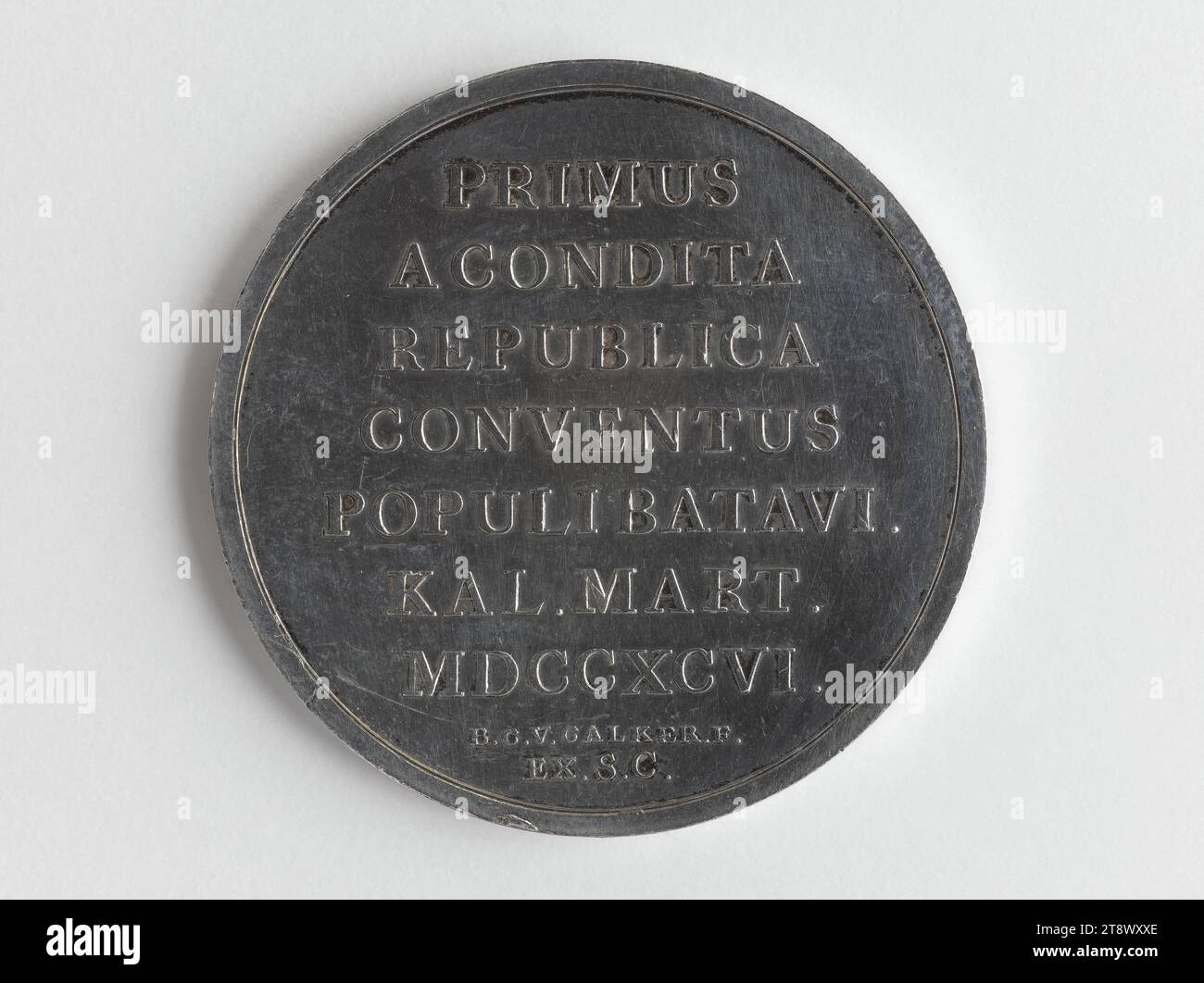 First assembly of the Batavian Republic, March 1796, Calker, B.C.V ...