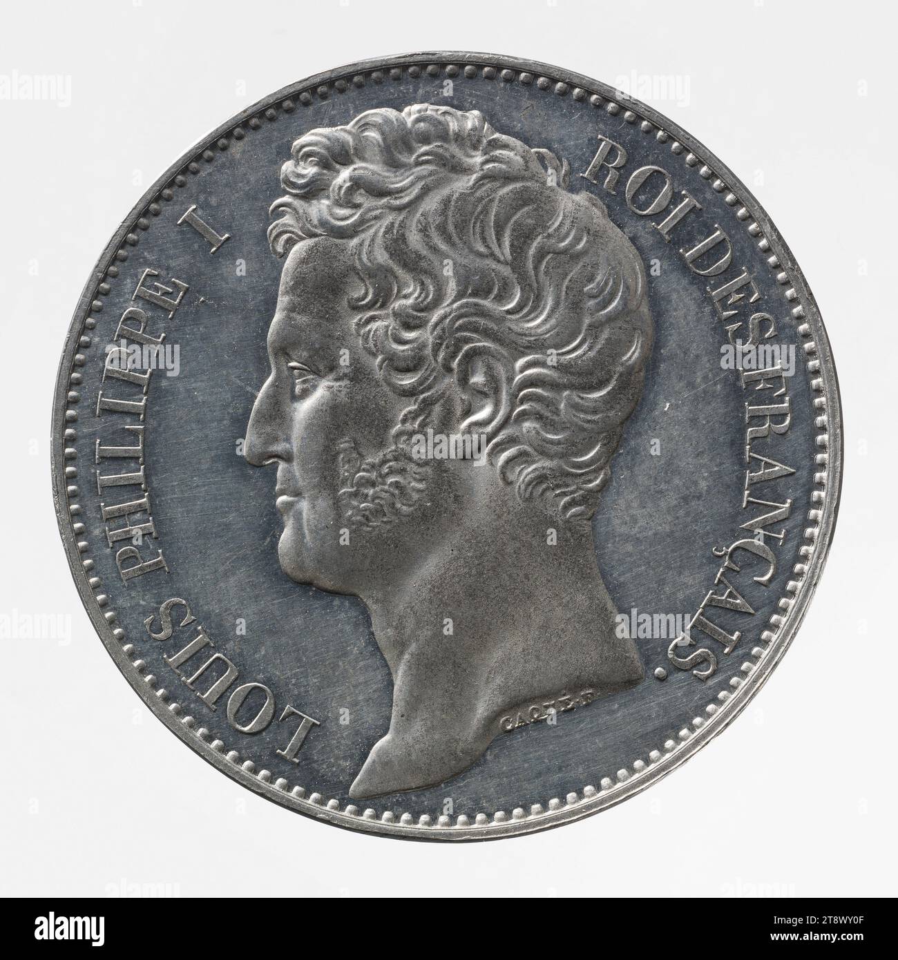 Essay for Louis-Philippe's 100-franc coin, 1831, Caqué, Armand-Auguste ...