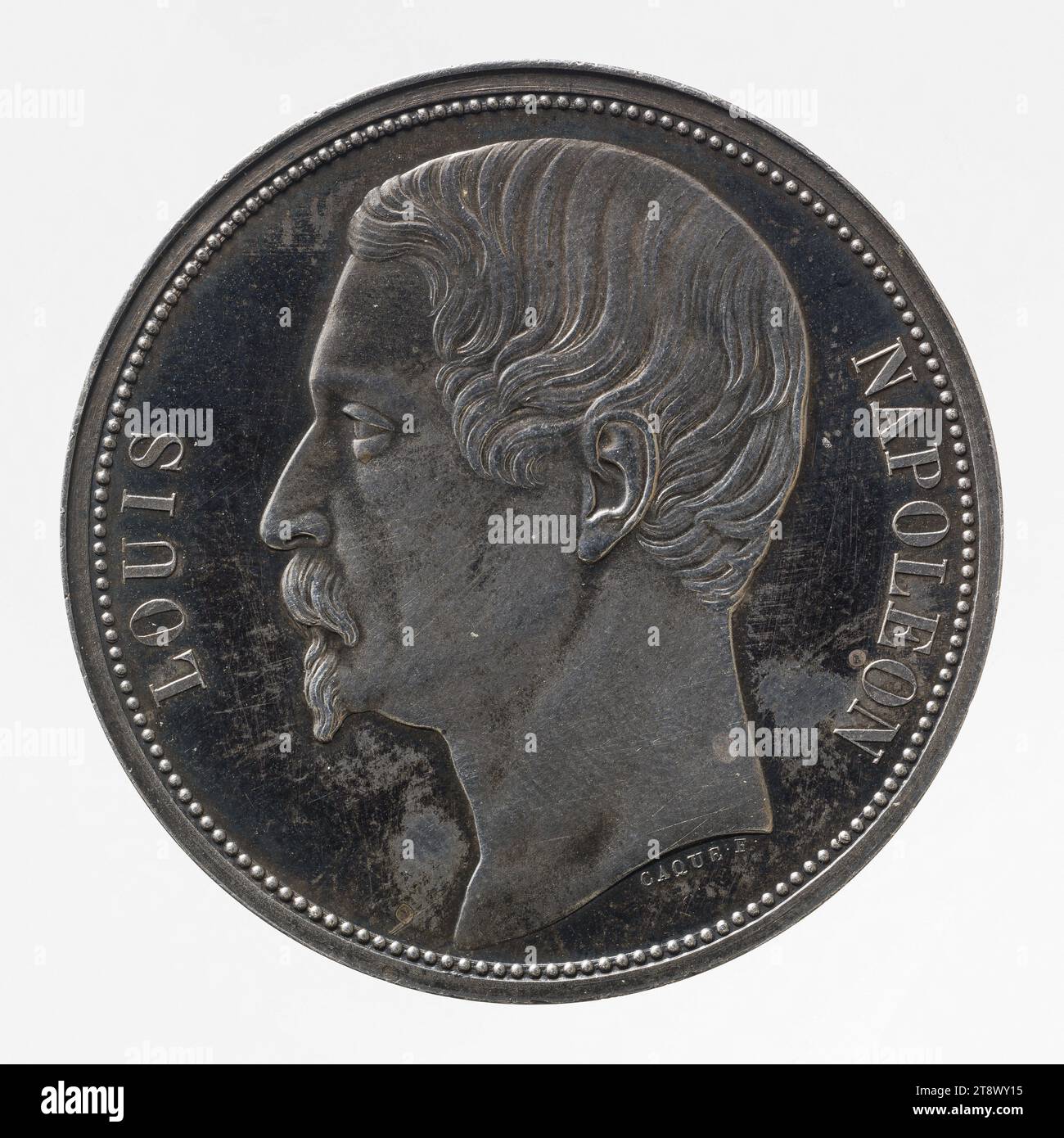 Louis napoleon bonapartes 5 franc coin hi-res stock photography and ...