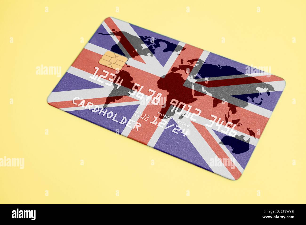Bank credit card uk flag hi-res stock photography and images - Alamy